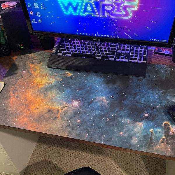 Celestial Extra Large Desk Mat, Keyboard Mat, Astrology Workspace ...