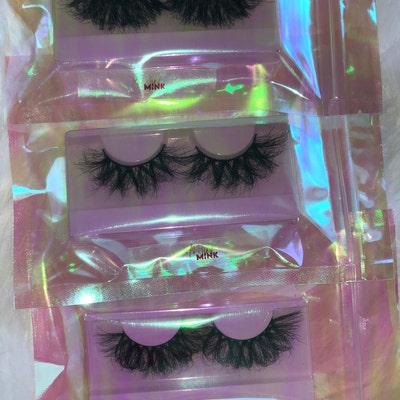 Personalize Rectangle Label Lash Sticker, Rectangle Eyelash Tube Bottle ...