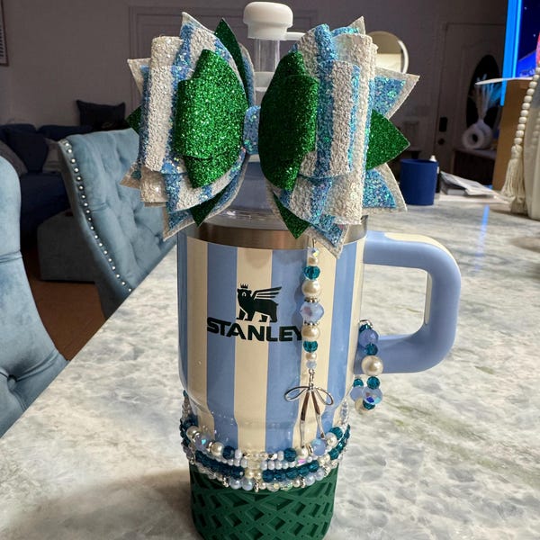 Almond Rose Bracelet Stack for Stanley Tumbler - Neutral Colors - Etsy