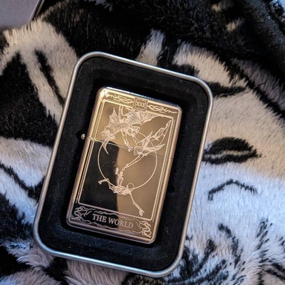 Hypnotic Spiral Lighter Engraved Lighter Refillable Metal - Etsy