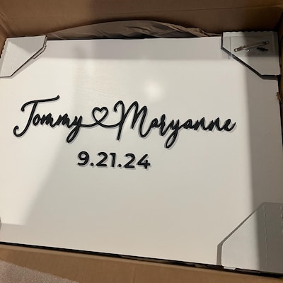 3D Wedding Welcome Sign Custom Wood Wedding Sign Welcome to Our Forever ...