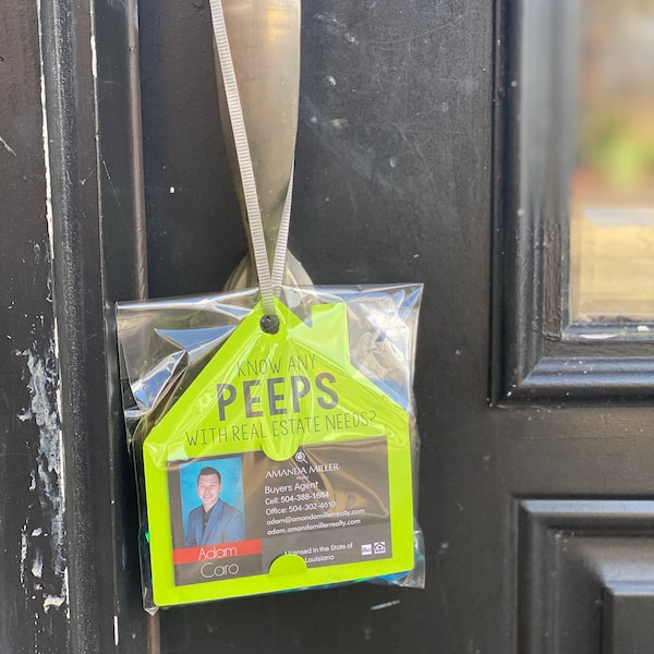 Know Any Peeps With Real Estate Needs Gift Tags | Pop by Tags | Real ...