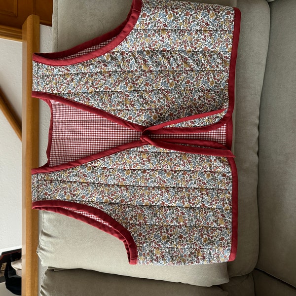 Ruby Vest PDF Sewing Pattern Size Inclusive 0-34 Beginner Friendly Detailed Video Tutorial ...