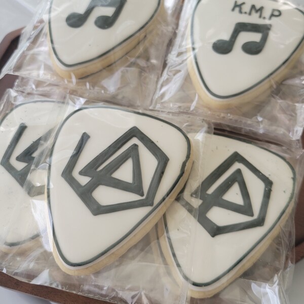 Guitar Pick Sugar Cookies - Etsy