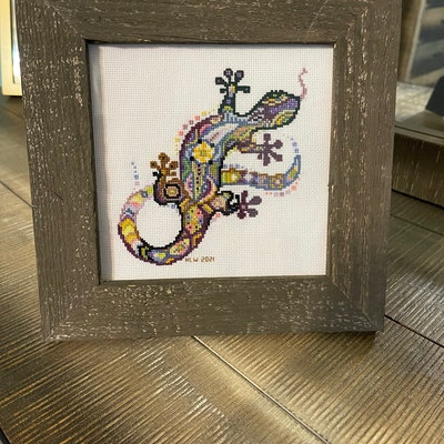 Mandala Lizard P258 Embroidery Cross Stitch PDF Pattern Download ...