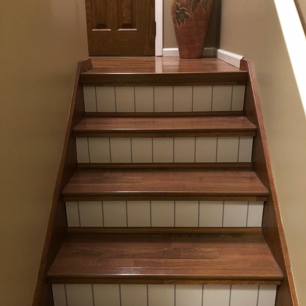 15 Strips of Stair Riser Vinyl Decal Removable Sticker Peel & Stick ...