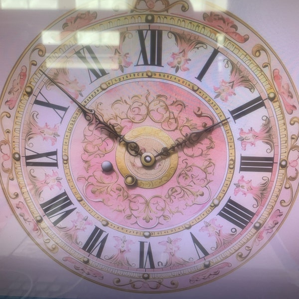 Blue Fairy Tale Clock Faces, 3,2 Inch Circles, Digital Collage Sheet ...