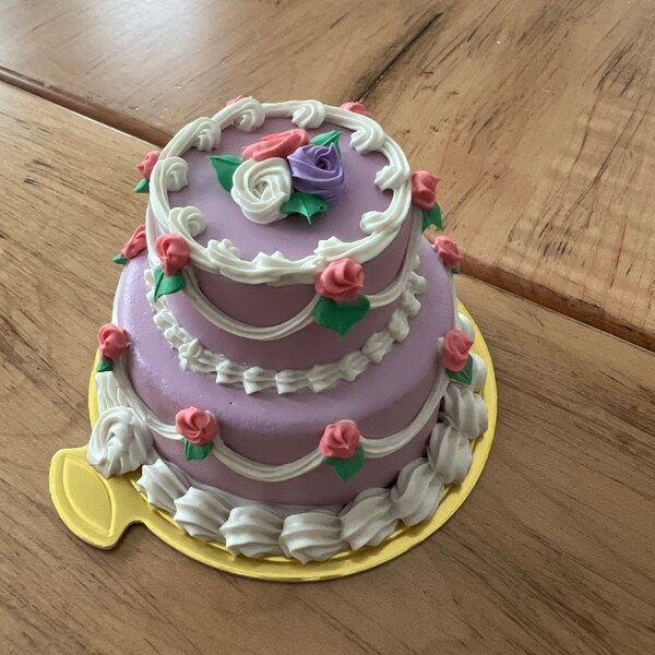 Two Tier Mini Cake Fakes in 6 Colors - Etsy