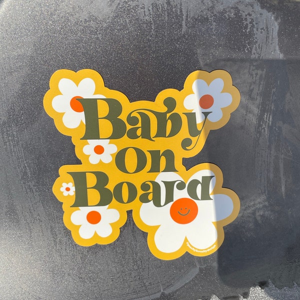 MAGNET Baby on Board! & Babies on Board! | Fridge Car Magnet ...