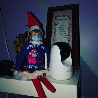 Suspicious Crewmate Astronaut Embroidered Elf Sweaters, Clothes - Etsy