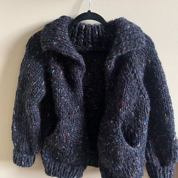 Need to Have Bomber | Digital Download | Chunky Knit Jacket Pattern ...