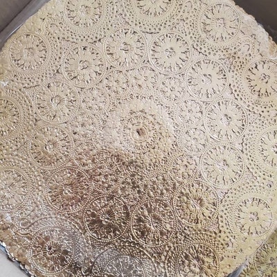 Metallic Gold Doilies Sample Pack. Includes 12, 10, 6, 5, 4. Foil Lace ...
