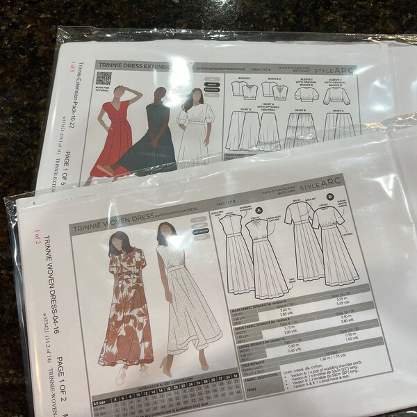 Style Arc's Sabrina Woven Dress Pattern, Multi-sized 4-16/10-22 New ...