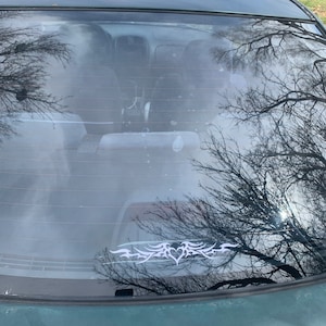 Bumper Sticker / Car Tramp Stamp / Y2K / Heart / Wings / Gothic / Vinyl ...