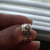 Gam Zeh Ya'avor Ring, This Too Shall Pass Ring, Hebrew Spinner Ring ...