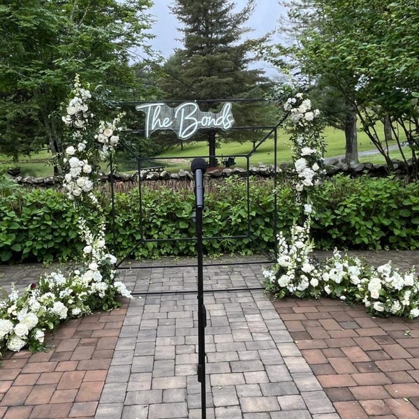 Seating Plan Metal Frame, Seating Chart Signage , Stand for Layout of ...