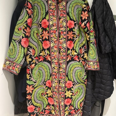 Kashmiri Jacket With Chainstitch Embroidery, Customisable Kashmiri ...