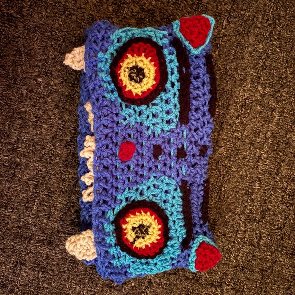 Blue Tiger Scarf Crochet Pattern PDF (digital Item!) - Etsy
