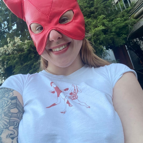 Vintage Cocktail Baby Tee, Coquette Baby Tee, Retro Graphic Top ...