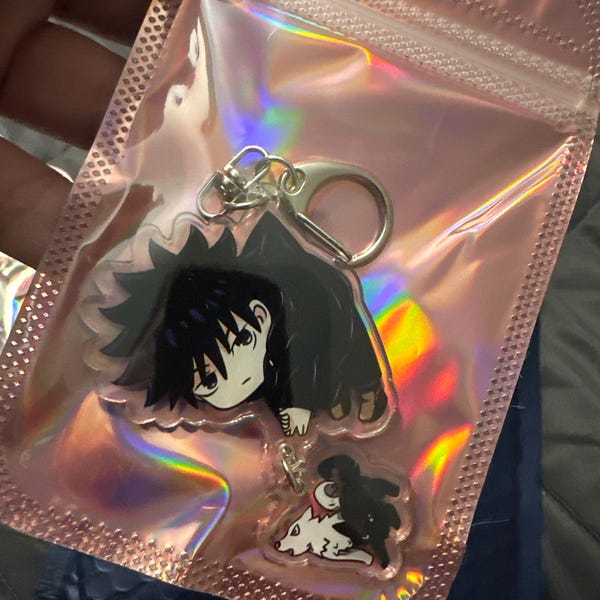 JJK Gojo Chibi Acrylic Charm Keychain - Etsy