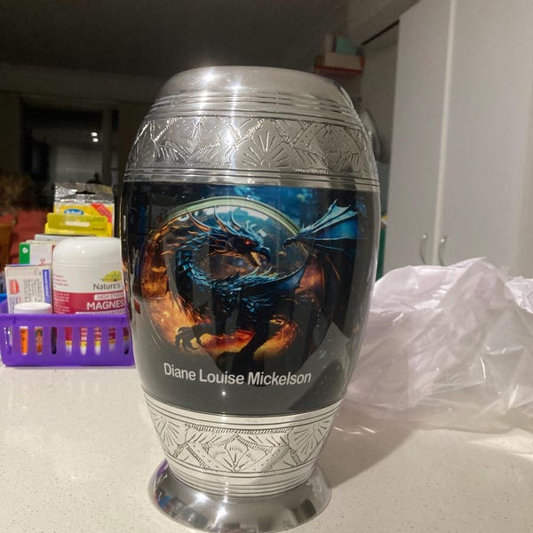 Engraved Ocean Wave Surfer Funeral Urn for Human Ashes Adult Upto 200 ...