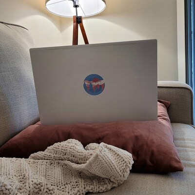 Subtle Trans Flag Sticker Pride Sticker Mountain Sticker Laptop Sticker ...