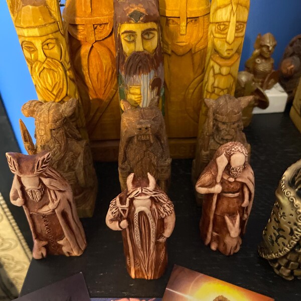 Hand-carved Daldos: an Old Scandinavian Board Game for Your Handmade ...