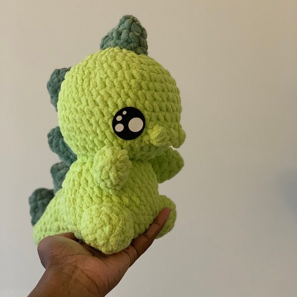 2in1 Crochet Pattern - Chubby Dino, Sunflower Dino, Strawberry Dino ...