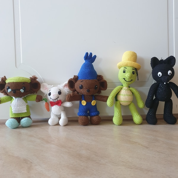 BAMSE and FRIENDS - PDF Crochet Pattern - Etsy