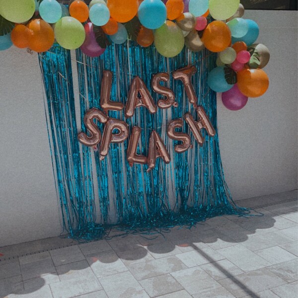 Last Splash Banner Bachelorette Party, Bridal Pool Party Tropical ...