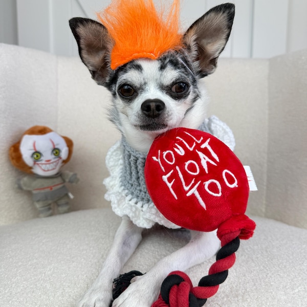 Creepy Clown Small Dog Sweater/ Halloween Costume Available in Four ...
