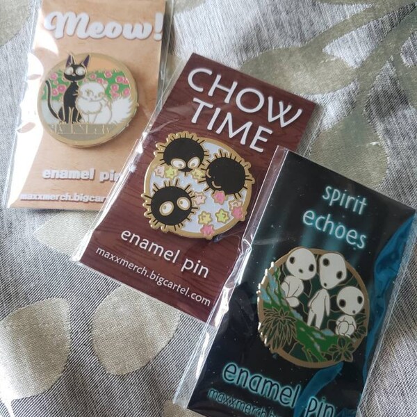 Soot Sprite Pin Spirited Away Hard Enamel Pin - Etsy