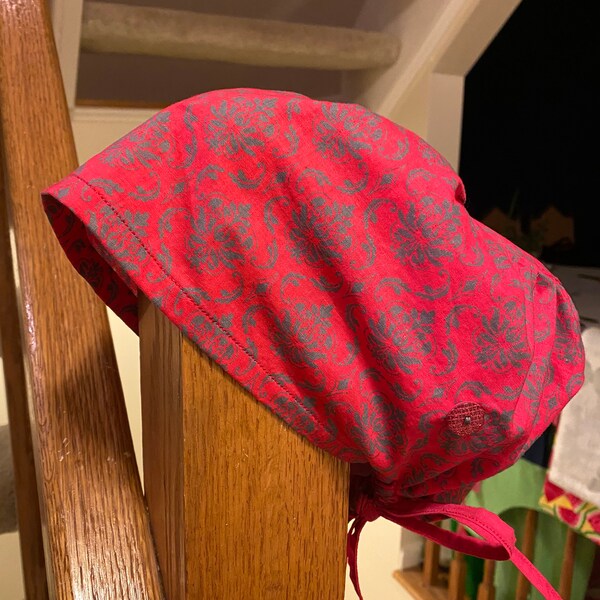 Woman Scrub Cap Sewing Pattern With Video Carli PDF Instant Download ...