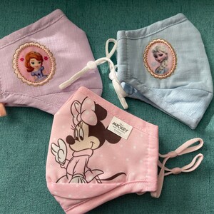 Age 3-8 Elsa Frozen Filter Included 3 Layer Adjustable | Etsy