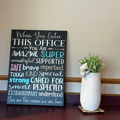 School Counselor Office Sign, Personalized Sign for Office, Gift for ...