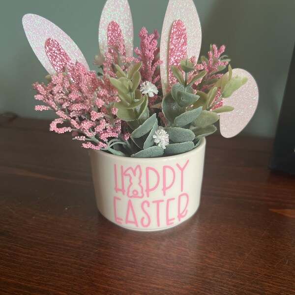 Easter Tiered Tray Mini Floral Arrangement, Easter Tiered Tray Decor ...