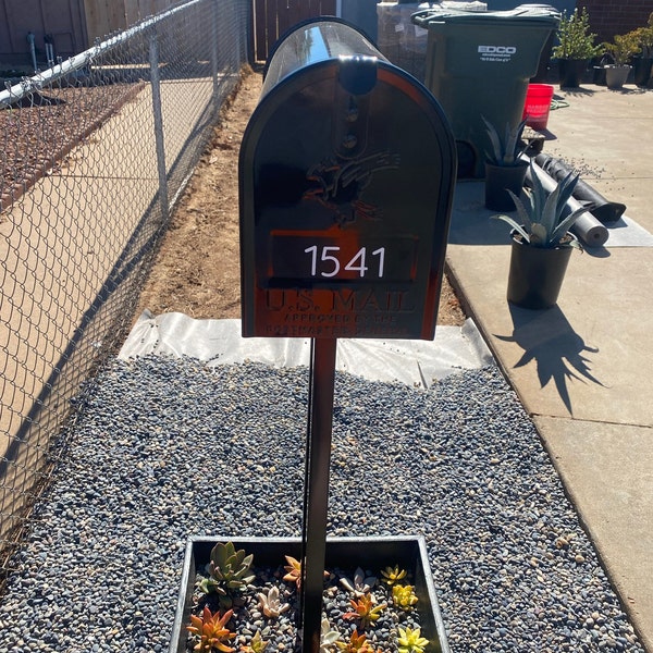 Custom Mailbox Address Numbers, Modern Mailbox Numbers, Mailbox Decals ...
