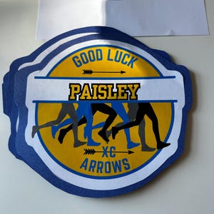 Good Luck Soccer Hotel Door Sign, Locker Decoration Name Tag, Club ...