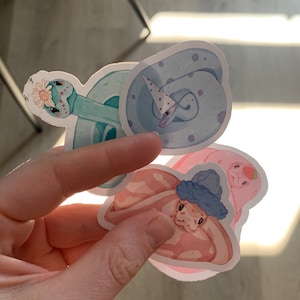 Snake Stickers Snake Buddies Snake With Hats Sticker Pack Laptop Vinyl ...