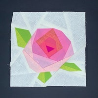 Rose Foundation Paper Piecing Pattern - Etsy Canada