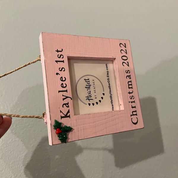 First Day of Kindergarten Frame Personalized Picture Frame First Day of ...