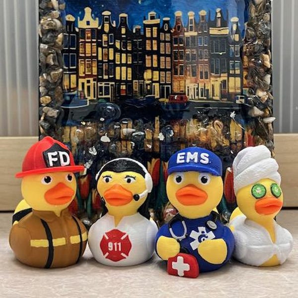 911 Dispatcher Duck: First Responder Gift, Cruise Duck - Etsy