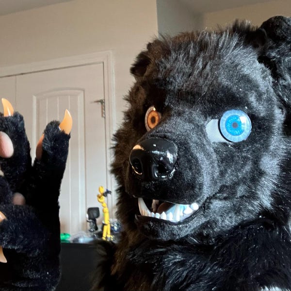 Blue Devil Dragon Fursuit Head,custom Fursuit Head,kenomo Theme Party ...