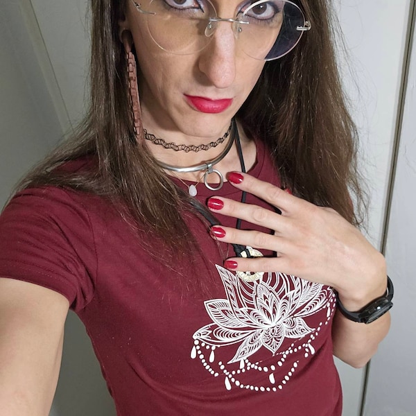 6mm Curved Matte Black Stainless Steel Locking Eternity BDSM Collar Removable Ring, Allen Key ...