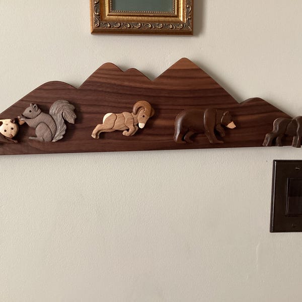 Swan Wooden Magnet / Ornament, 12 Days of Christmas, Intarsia Wood Bird ...