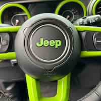 Chrome Grab Handle Jeep Emblem Sticker Decal, Wrangler JL Dash Glove ...