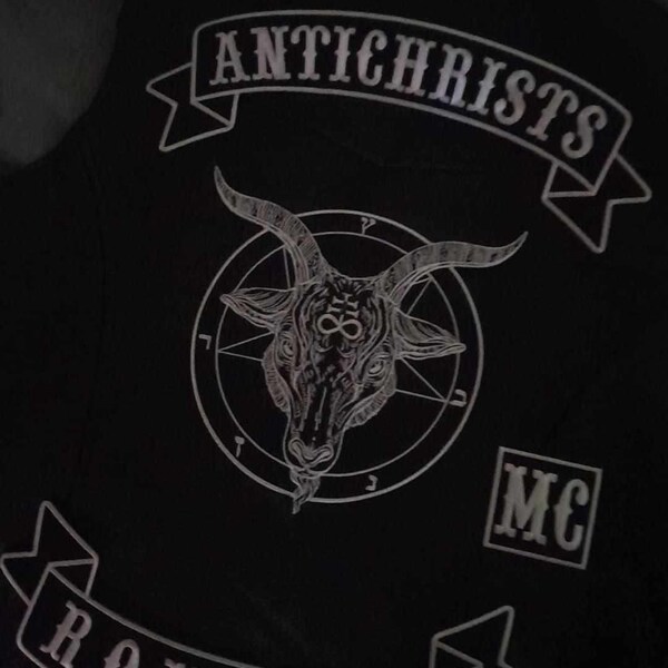 PENTAGRAM Large Back Patch Pour Gilet De Motard Personnalisé - Etsy