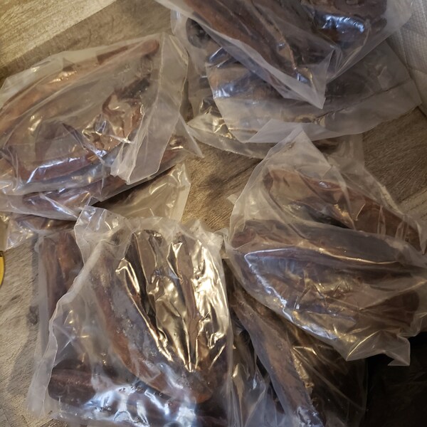 Traditional Handmade White Wooden Paddle, Fufu Sticks for Mixing Foods ...