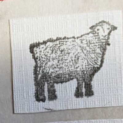 Sheep and Lamb Rubber Stamp Set - Etsy
