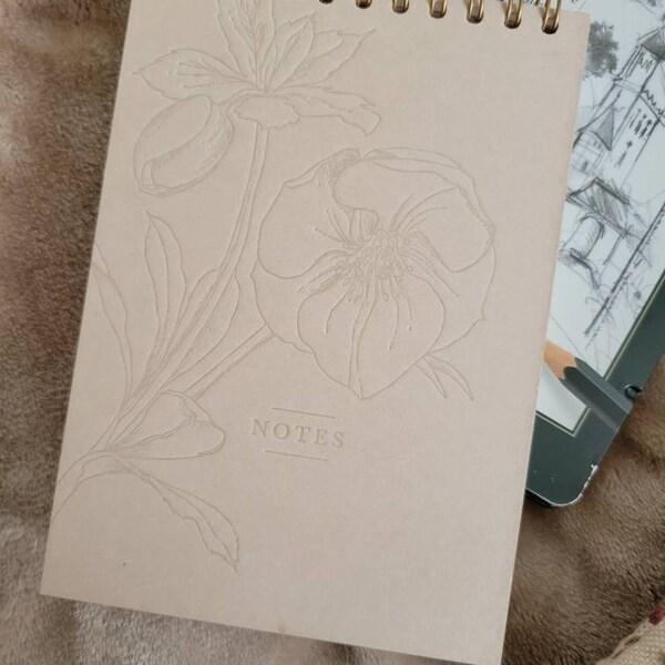 Letterpress Notebook Handmade Luxury Notepad Stationery Lovers Gift ...